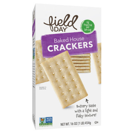 Field Day Natural Baked House Crackers 16oz – Something Better Natural ...