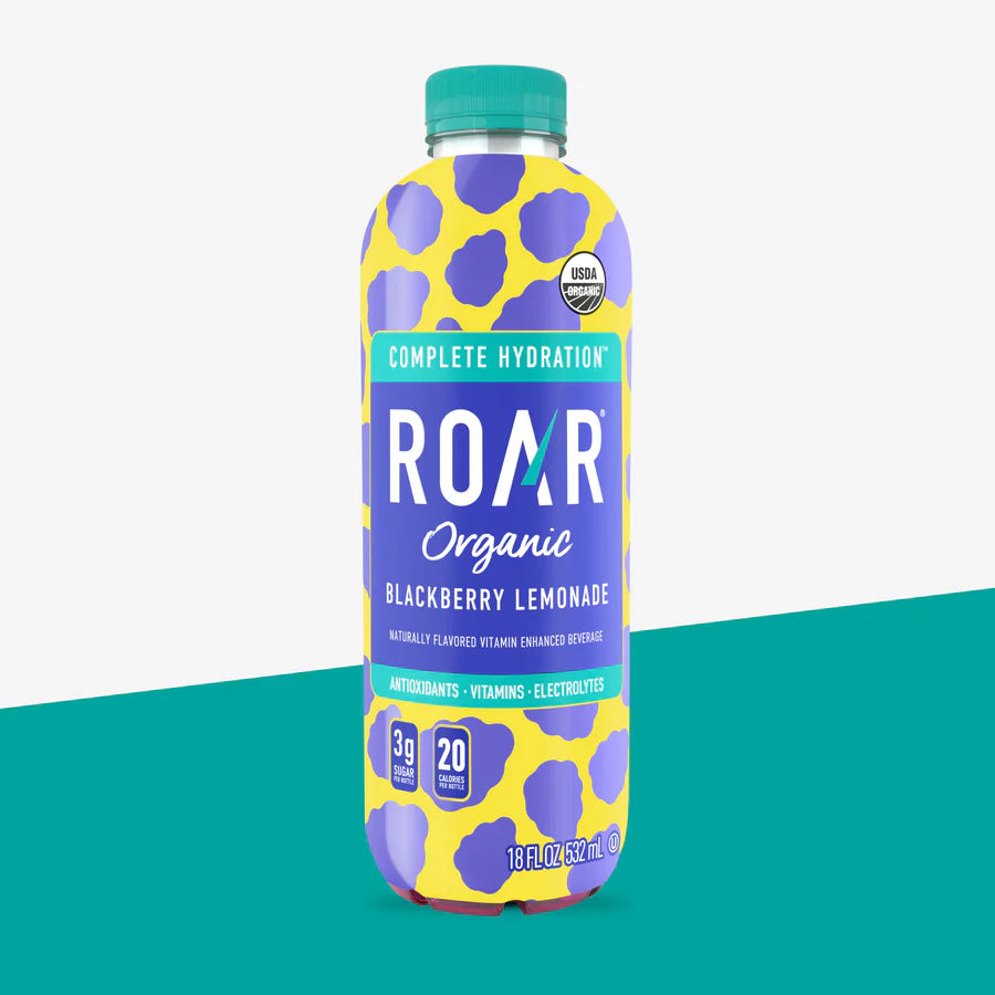 Roar Complete Hydration Organic Blackberry Lemonade 18oz – Something ...