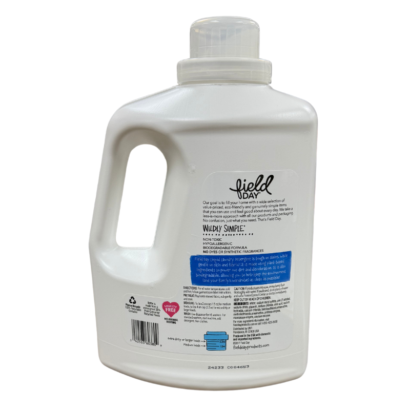Field Day Liquid Laundry Detergent Free & Clear 100oz *Field Day Sale ...