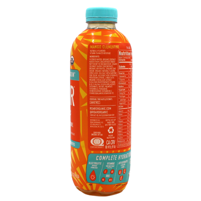 Roar Complete Hydration Organic Mango Clementine 18oz *TPR* – Something ...